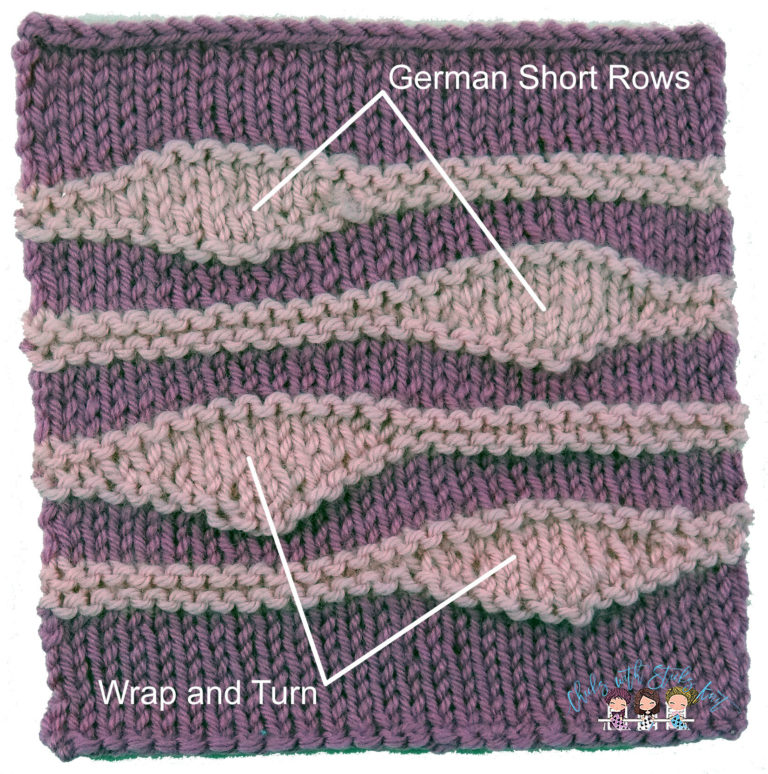How to Knit German Short Rows, or Double Stitch Short Rows