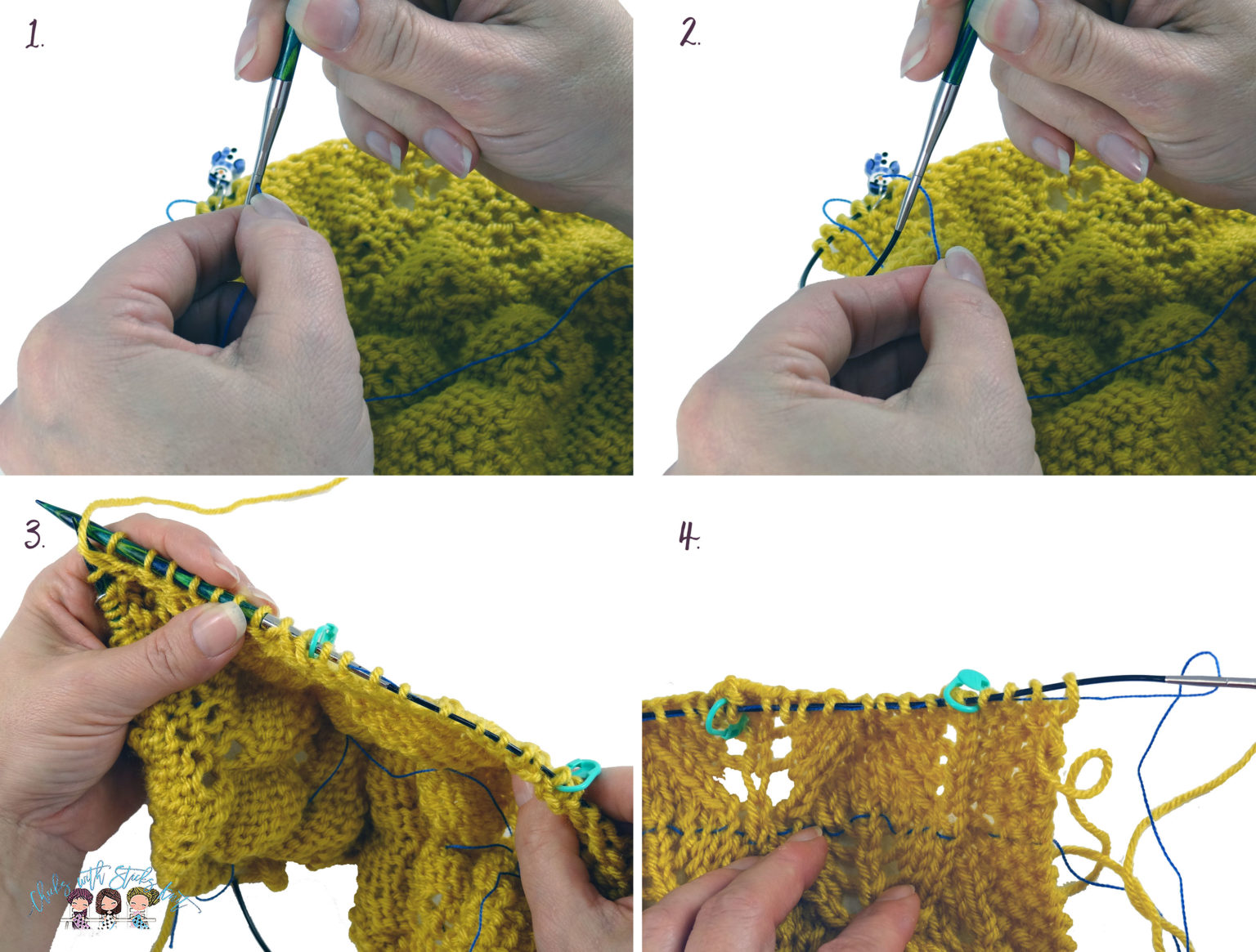 How to Place a Lifeline in your Knitting